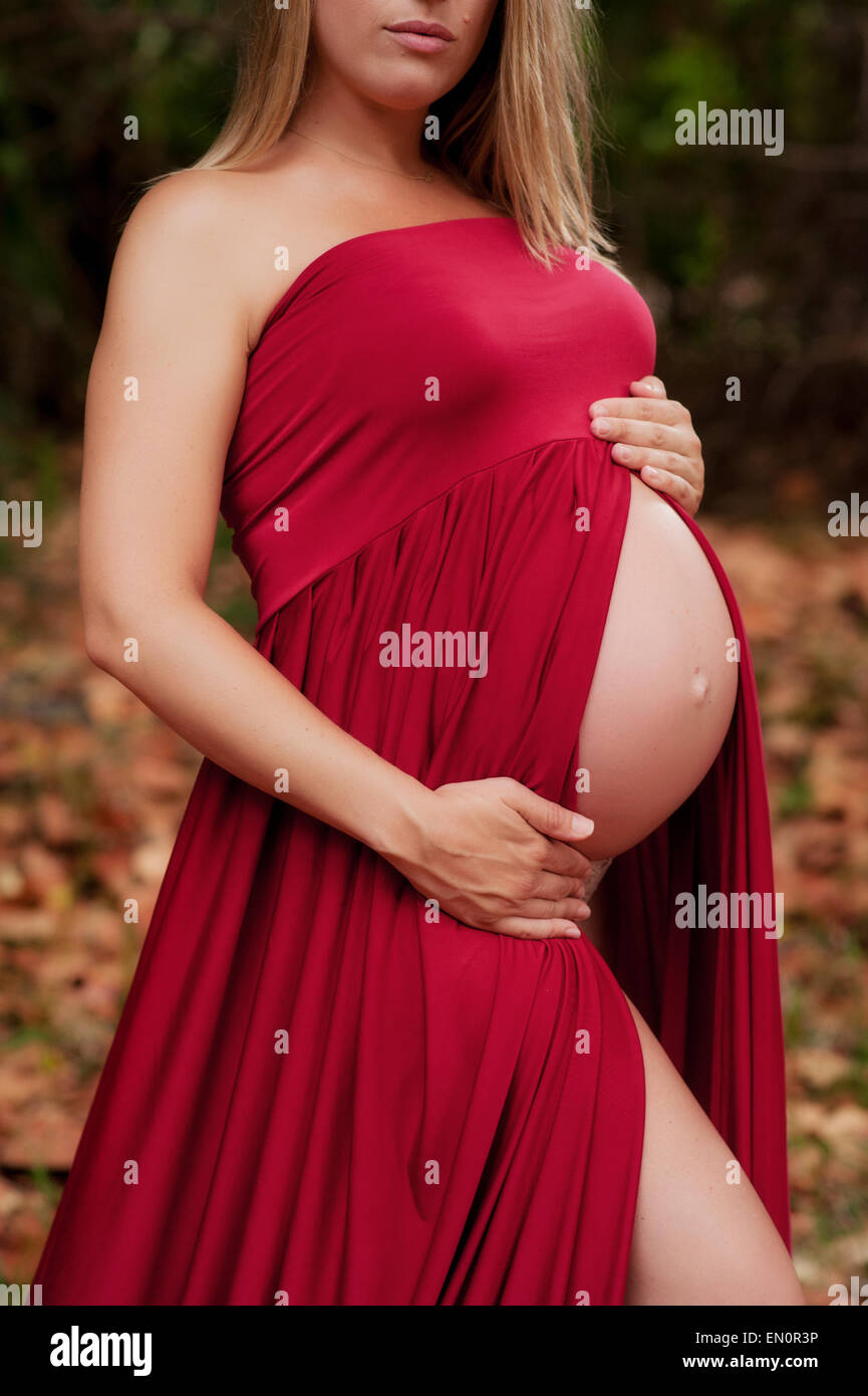 Beautiful shot pregnant bump hi-res stock photography and images - Alamy