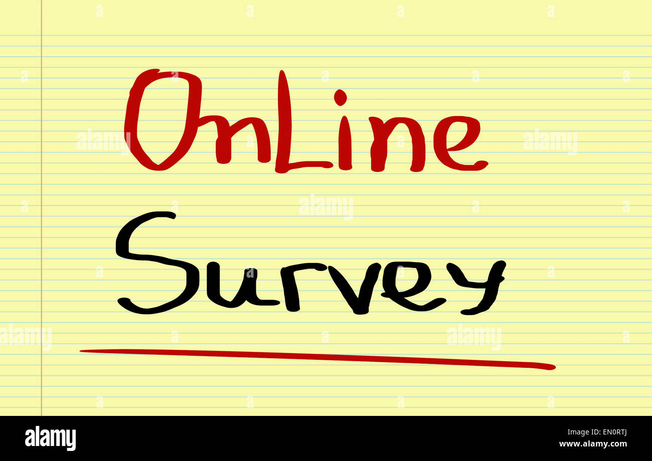 Online Survey Concept Stock Photo - Alamy