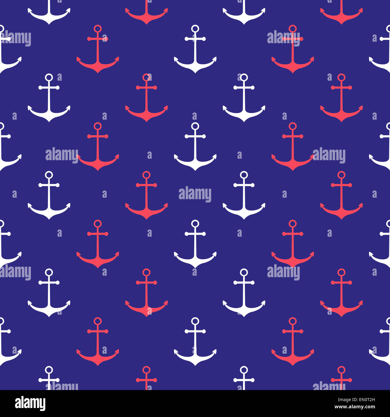 Seamless nautical pattern Stock Photo - Alamy
