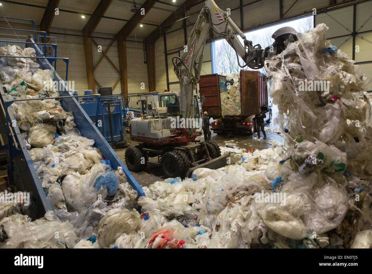 recycling plant for plastic and paper waste press, presser, equipment ...