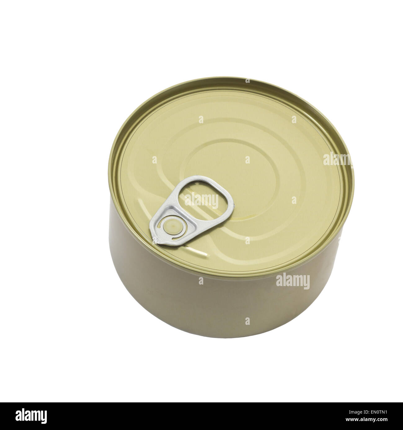 Sealed tin can isolated on white background and clipping path Stock ...