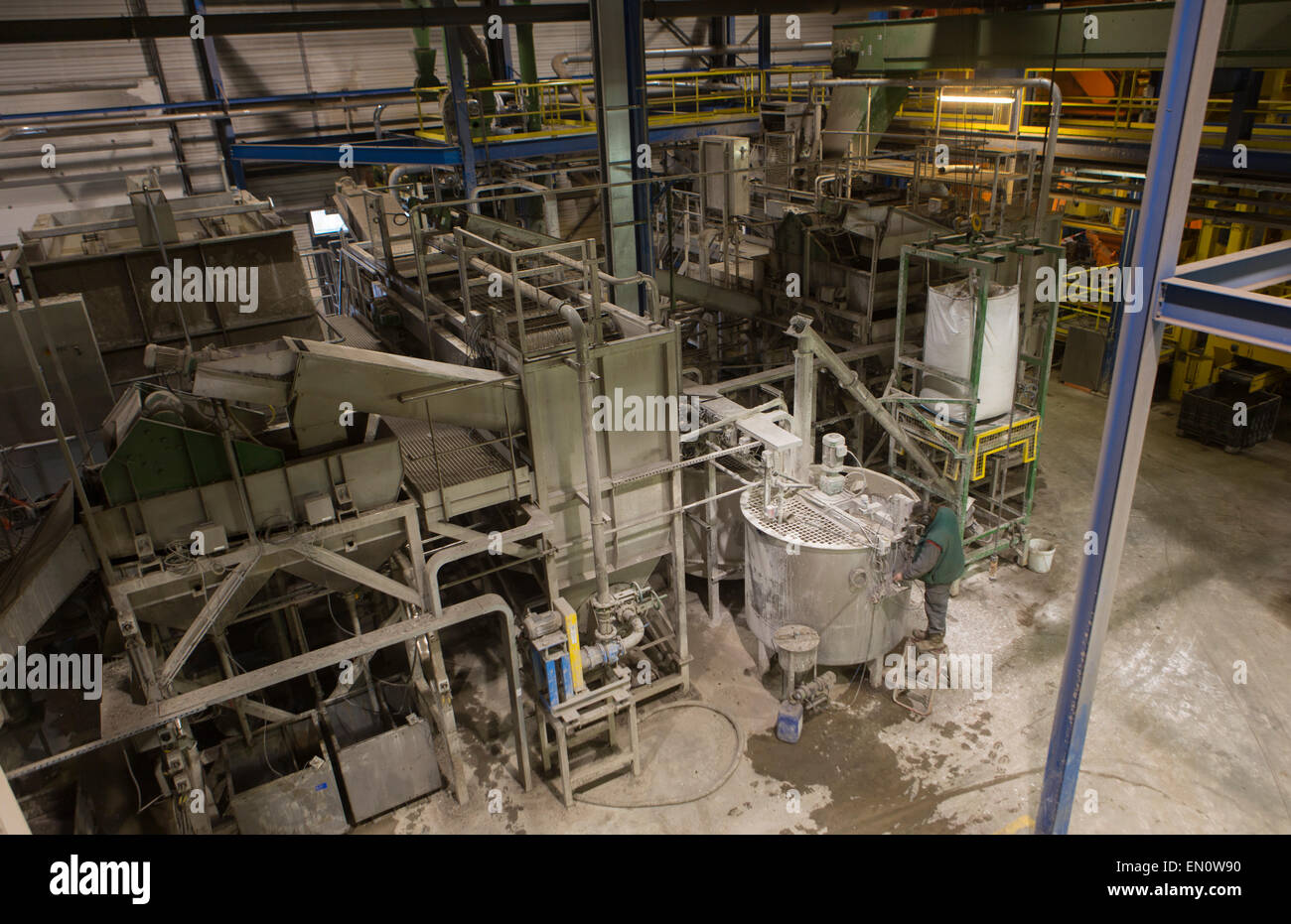 car recycling plant in Holland Stock Photo - Alamy