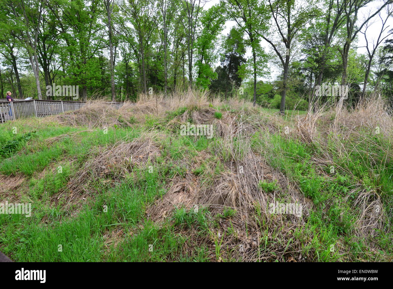 American Civil War Earth Fort Stock Photo - Alamy