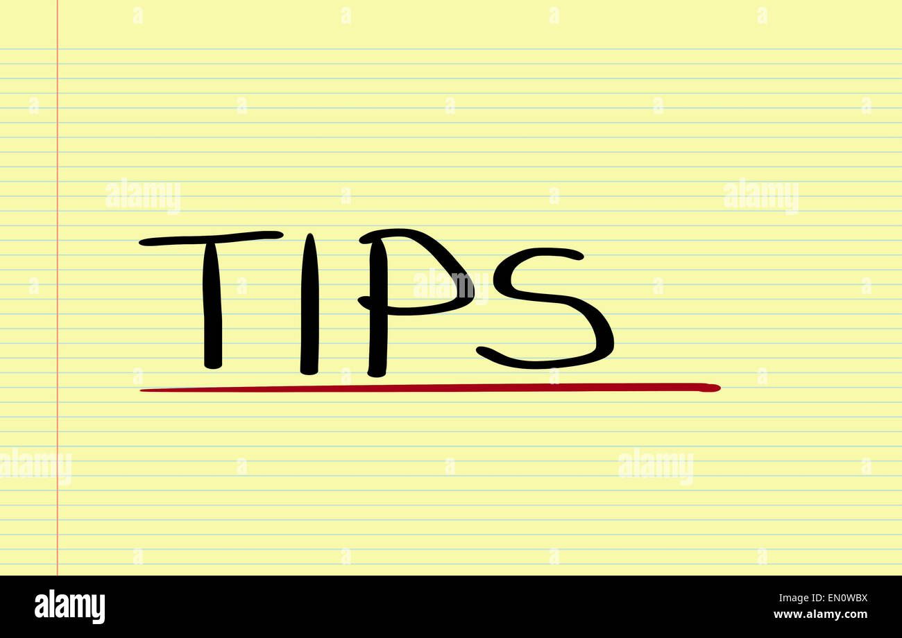 Tips learn hi-res stock photography and images - Alamy