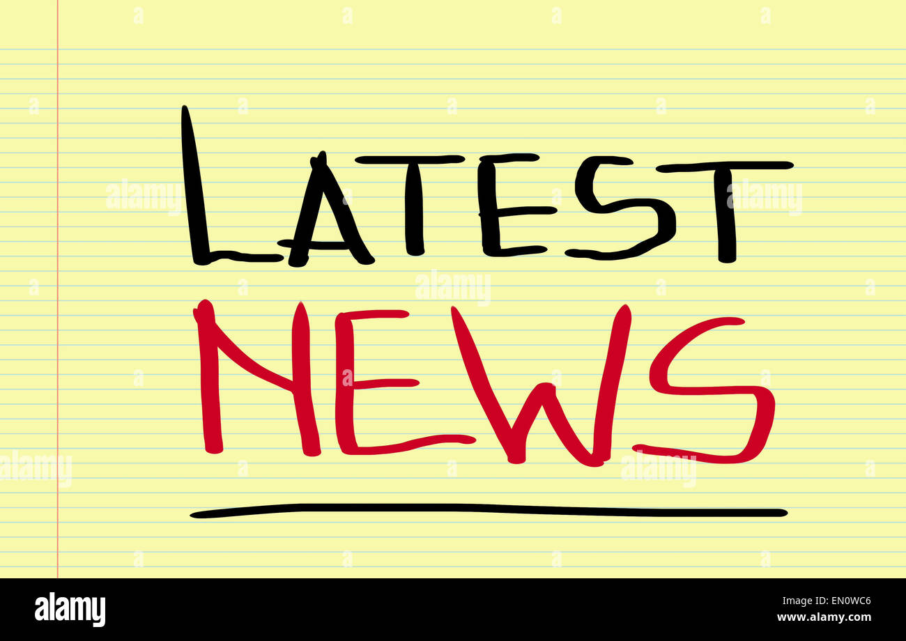 Latest News Concept Stock Photo - Alamy