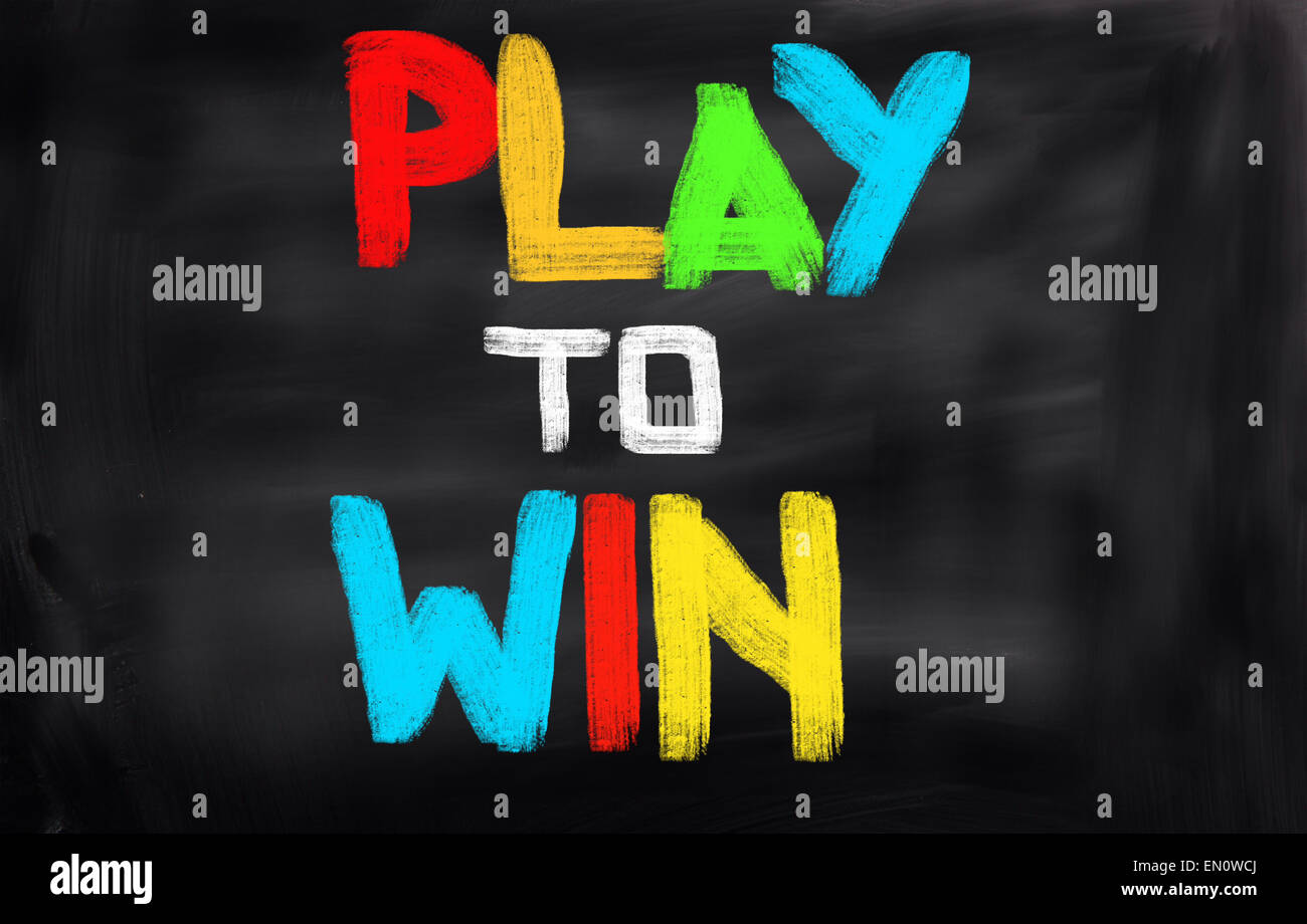 Play To Win Concept Stock Photo - Alamy