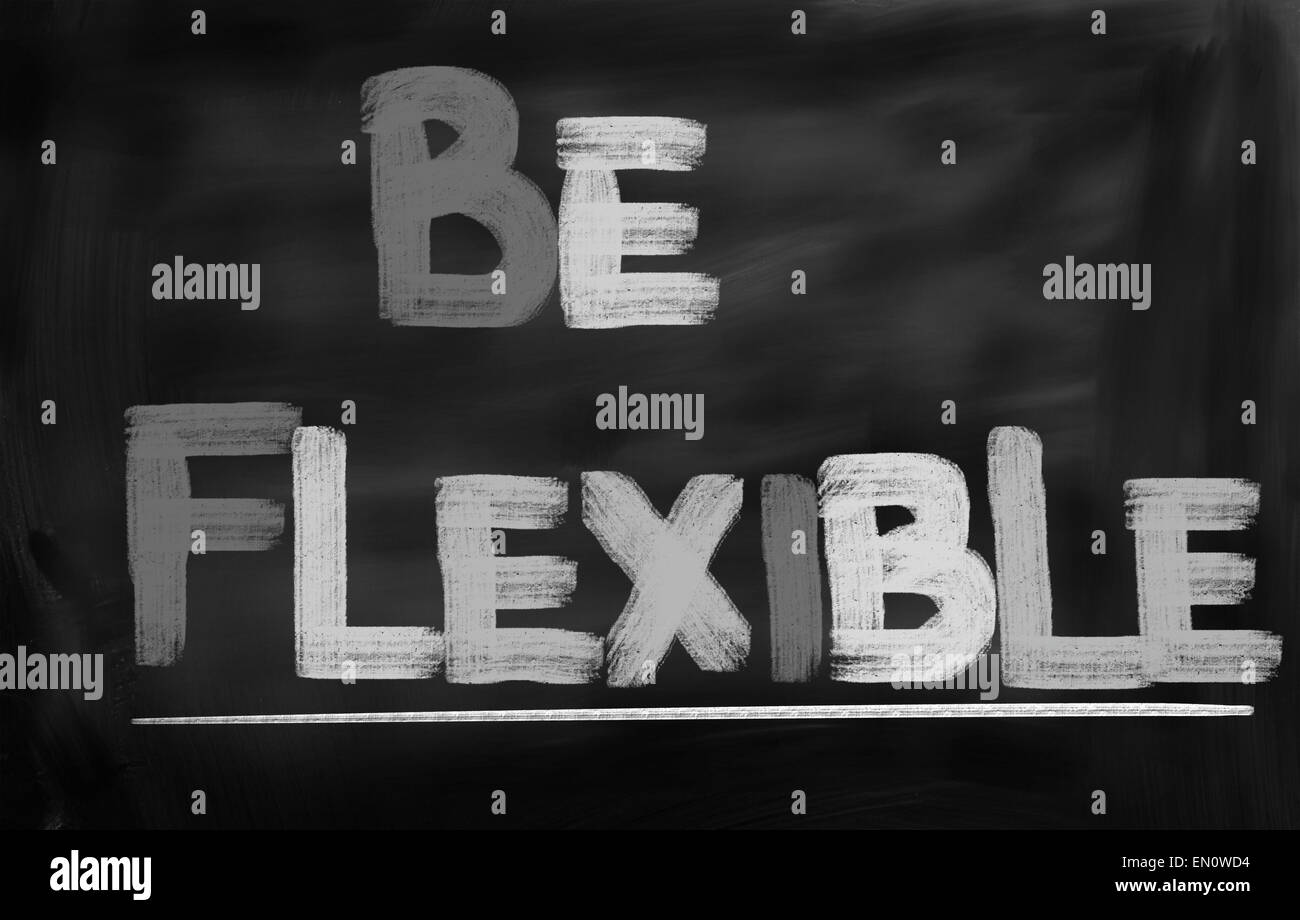 Be Flexible Concept Stock Photo - Alamy