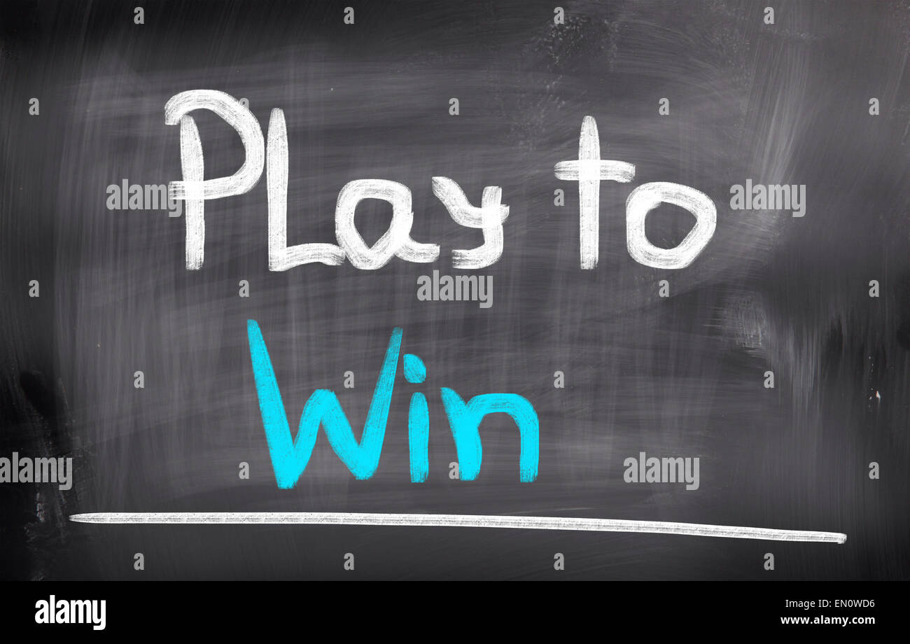 Play To Win Concept Stock Photo - Alamy