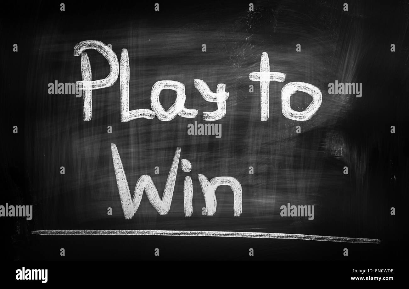 Play To Win Concept Stock Photo - Alamy