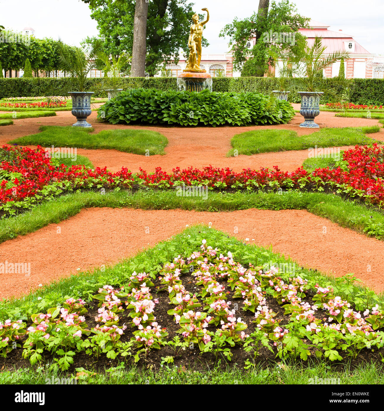 Beautiful landscape gardening design. Landscape architecture - p Stock ...