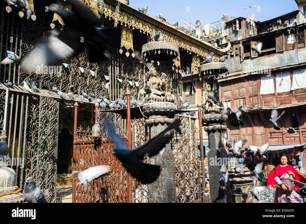 Seto Machhendranath Temple, Kathmandu, Nepal Stock Photo - Alamy