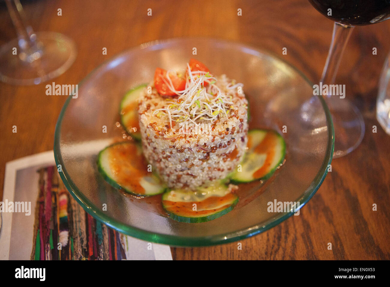 Ceviche Peruvian restaurant in Soho,London: Ensalada de Quinua salad ...