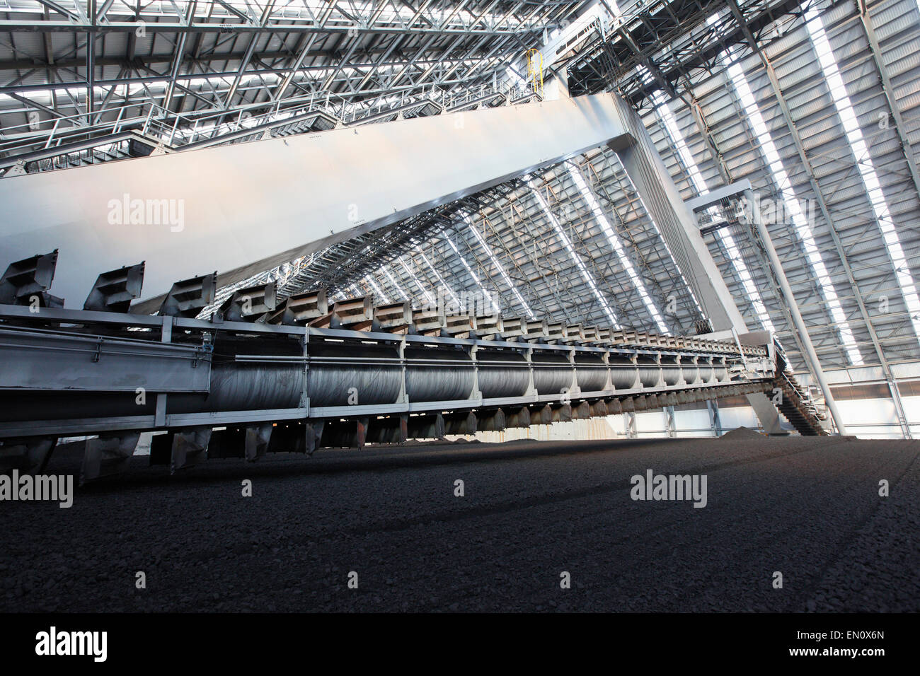 Coal Storage Facility Stock Photo - Alamy