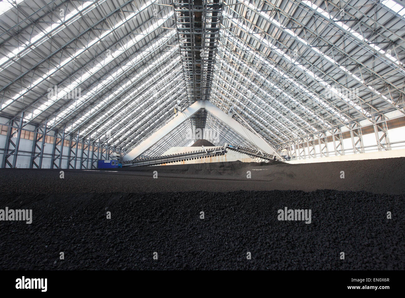 Coal Storage Facility Stock Photo - Alamy