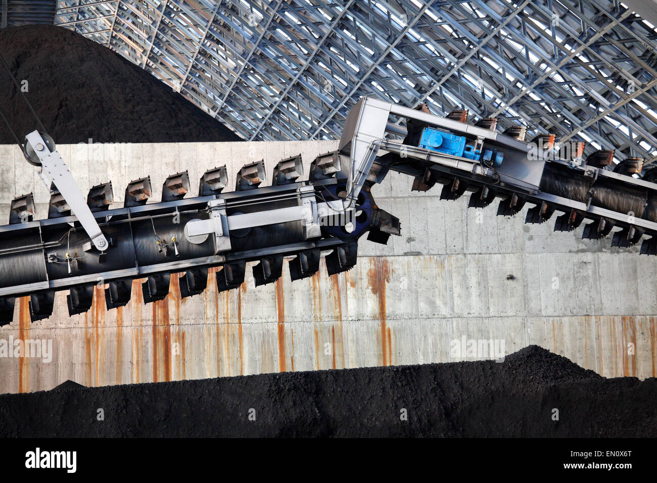 Coal Storage Facility Stock Photo - Alamy