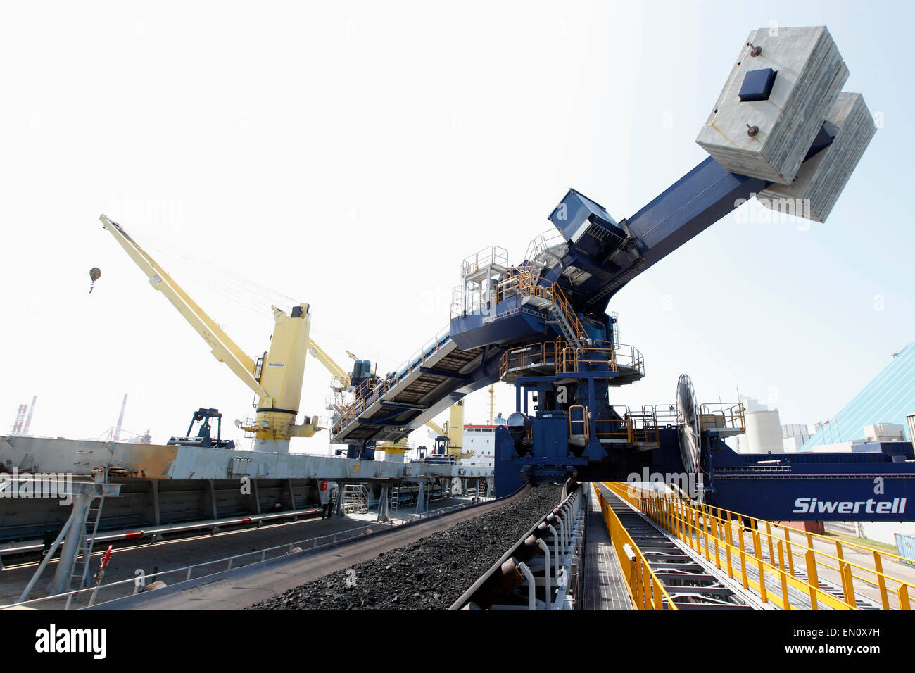 Coal Storage Facility Stock Photo - Alamy