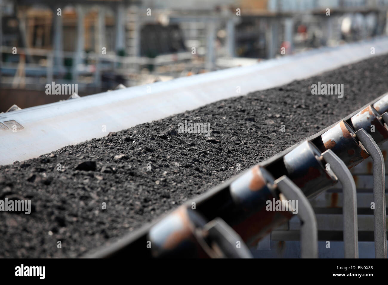 Coal Storage Facility Stock Photo - Alamy