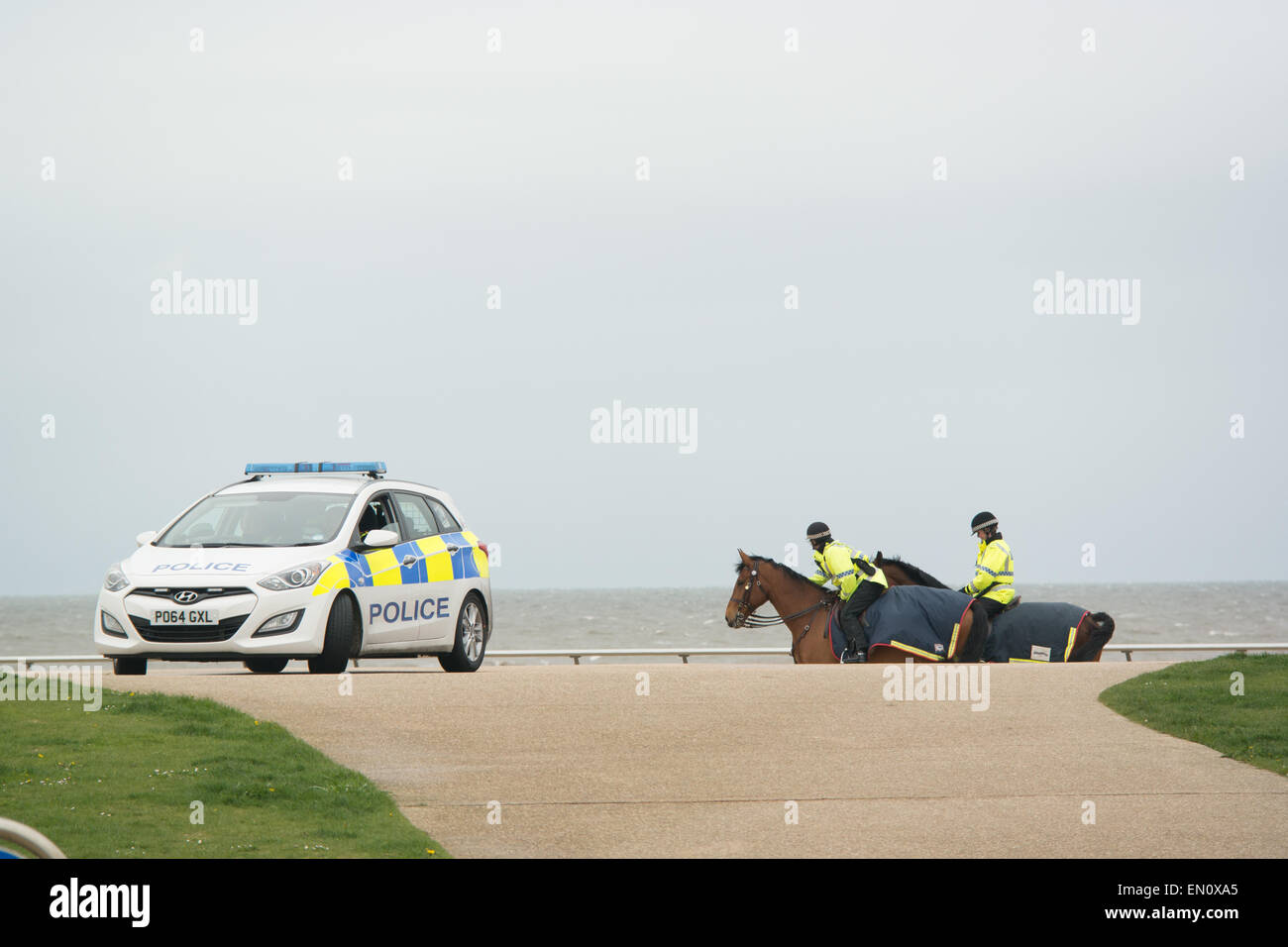 Blackpool UK, 25th April 2015. news, Lots of police hanging around the ...