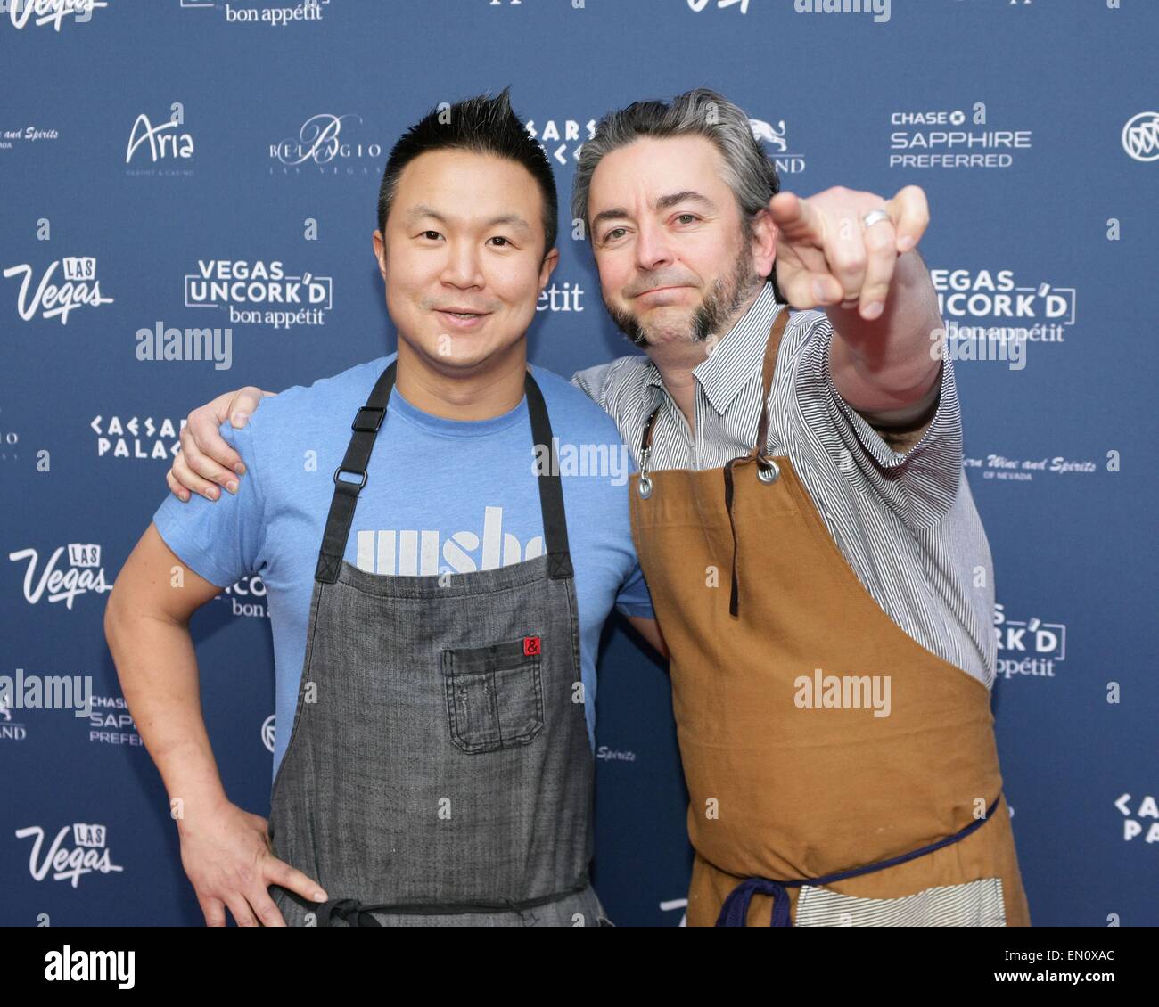 Las Vegas, NV, USA. 24th Apr, 2015. Brian Lee, Matthias Merges at ...