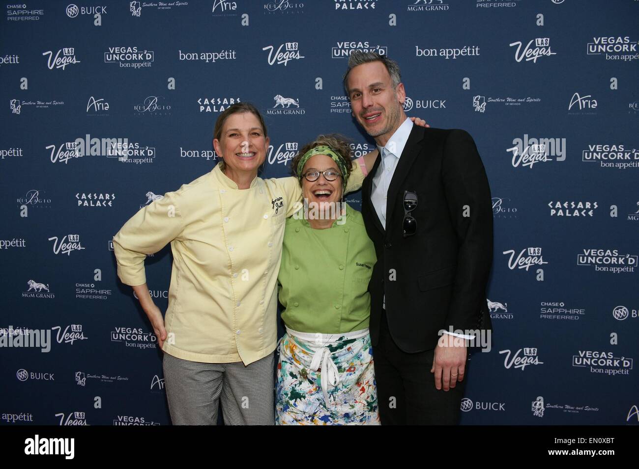Las Vegas, NV, USA. 24th Apr, 2015. Mary Sue Milliken, Susan Feniger ...