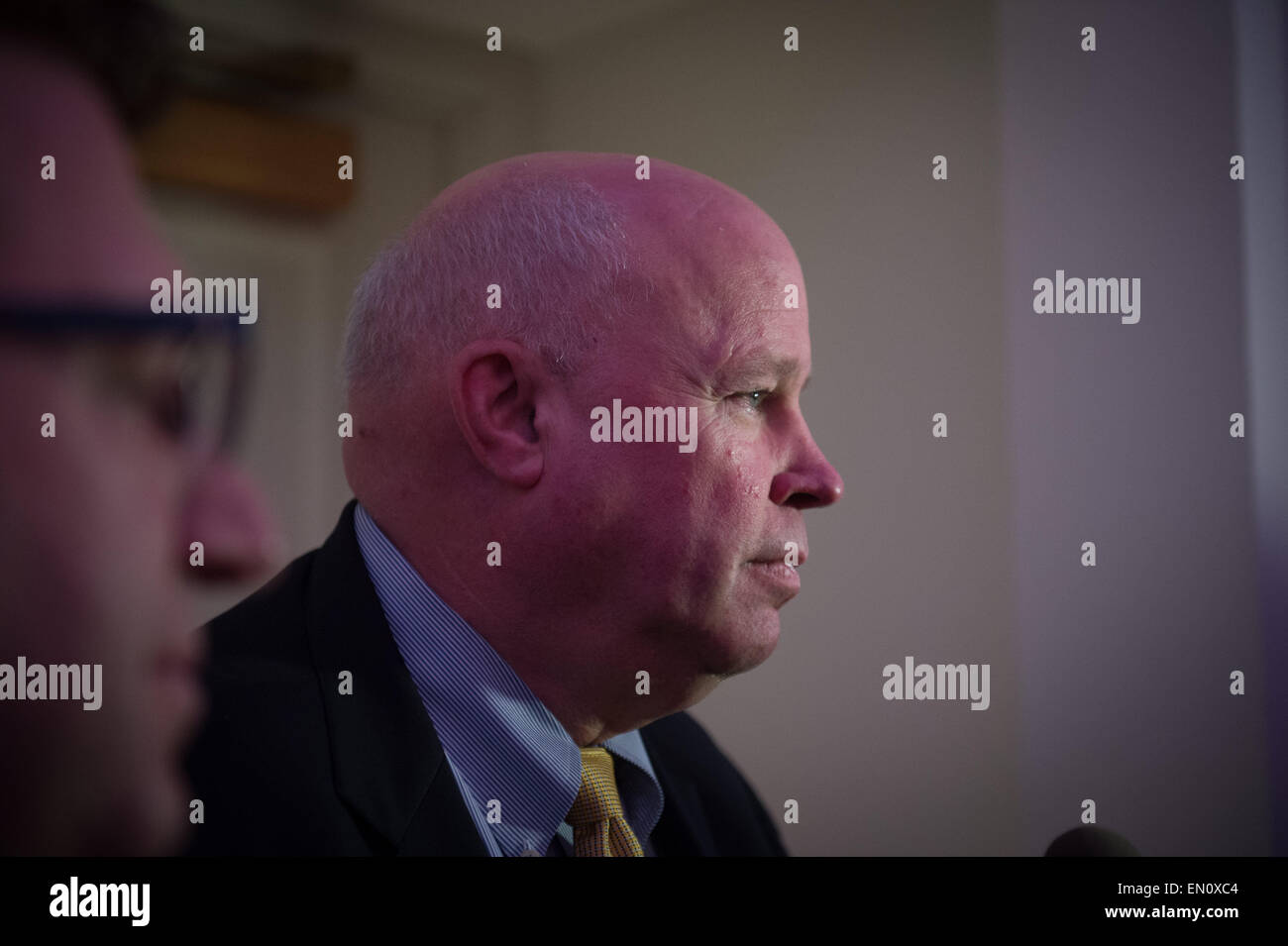 Manhattan, New York, USA. 24th Apr, 2015. MTA Chairman and CEO THOMAS ...