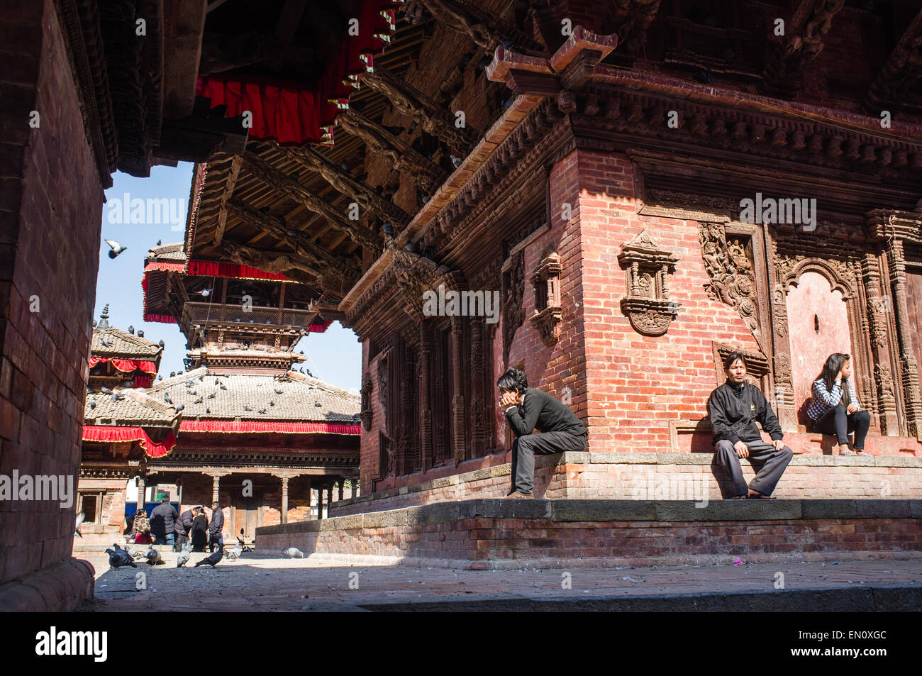 Street scene, Durbar Square, Kathmandu, Nepal, Asia Stock Photo - Alamy