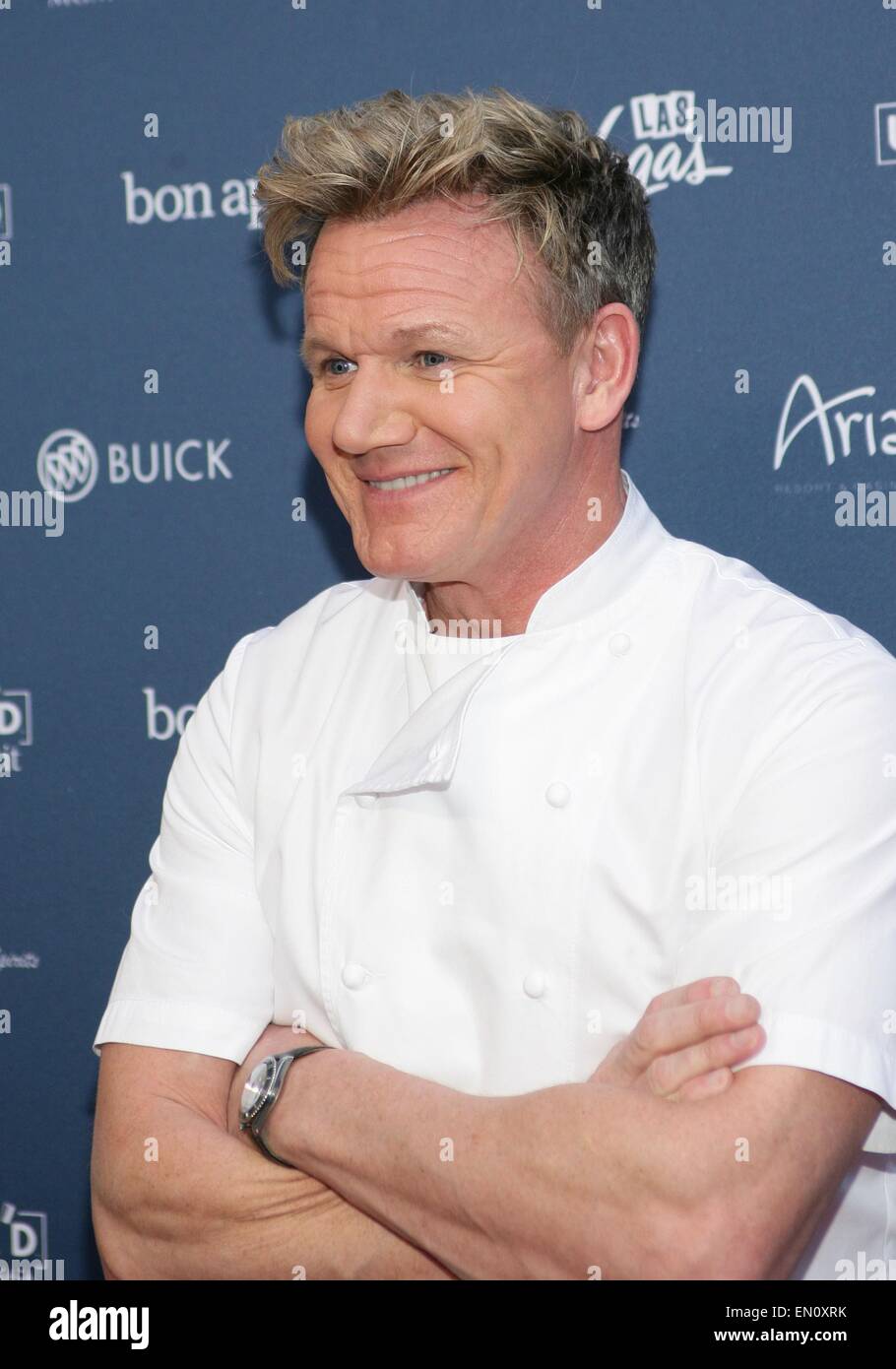 Las Vegas, NV, USA. 24th Apr, 2015. Gordon Ramsay at arrivals for Grand ...