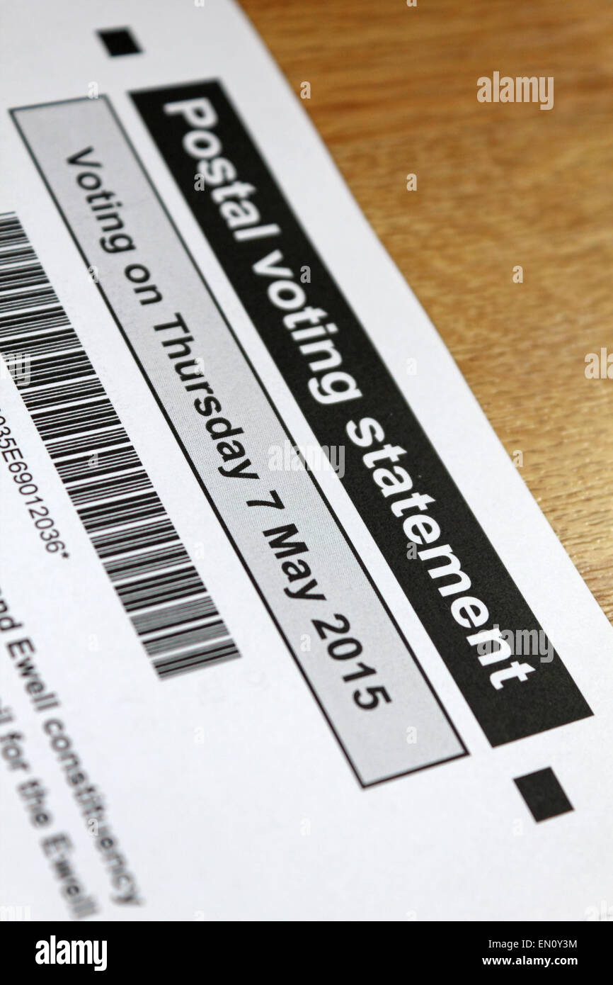 Ballot paper uk general election hi-res stock photography and images ...