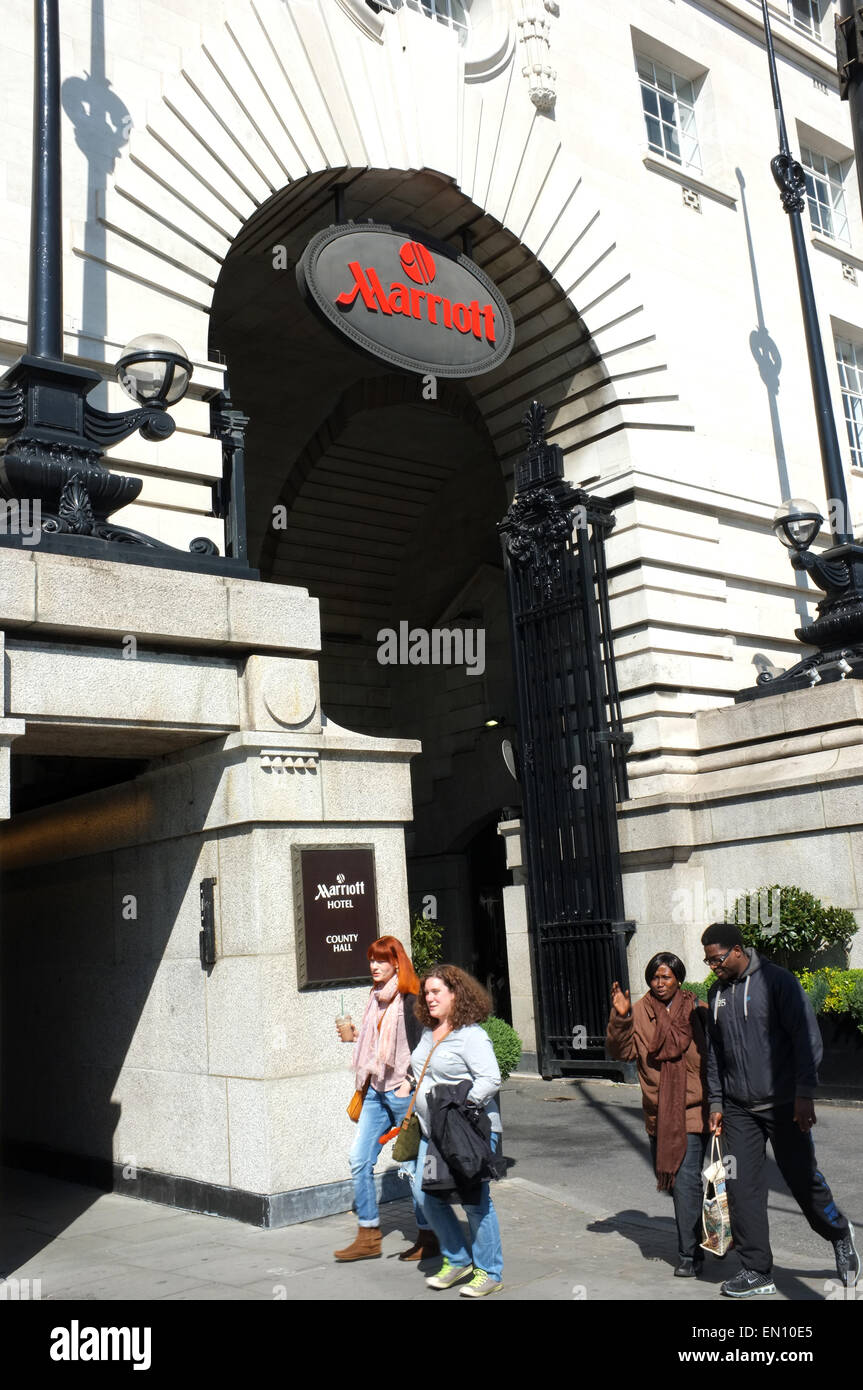 london marriott hotel based in county hall complex in westminster ...