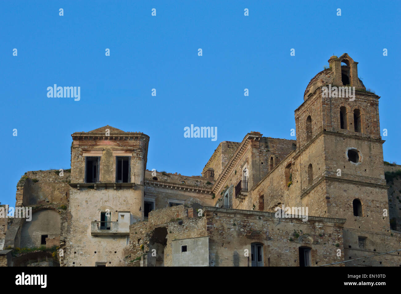 the ghost town of Craco (Basilicata - Italy Stock Photo - Alamy