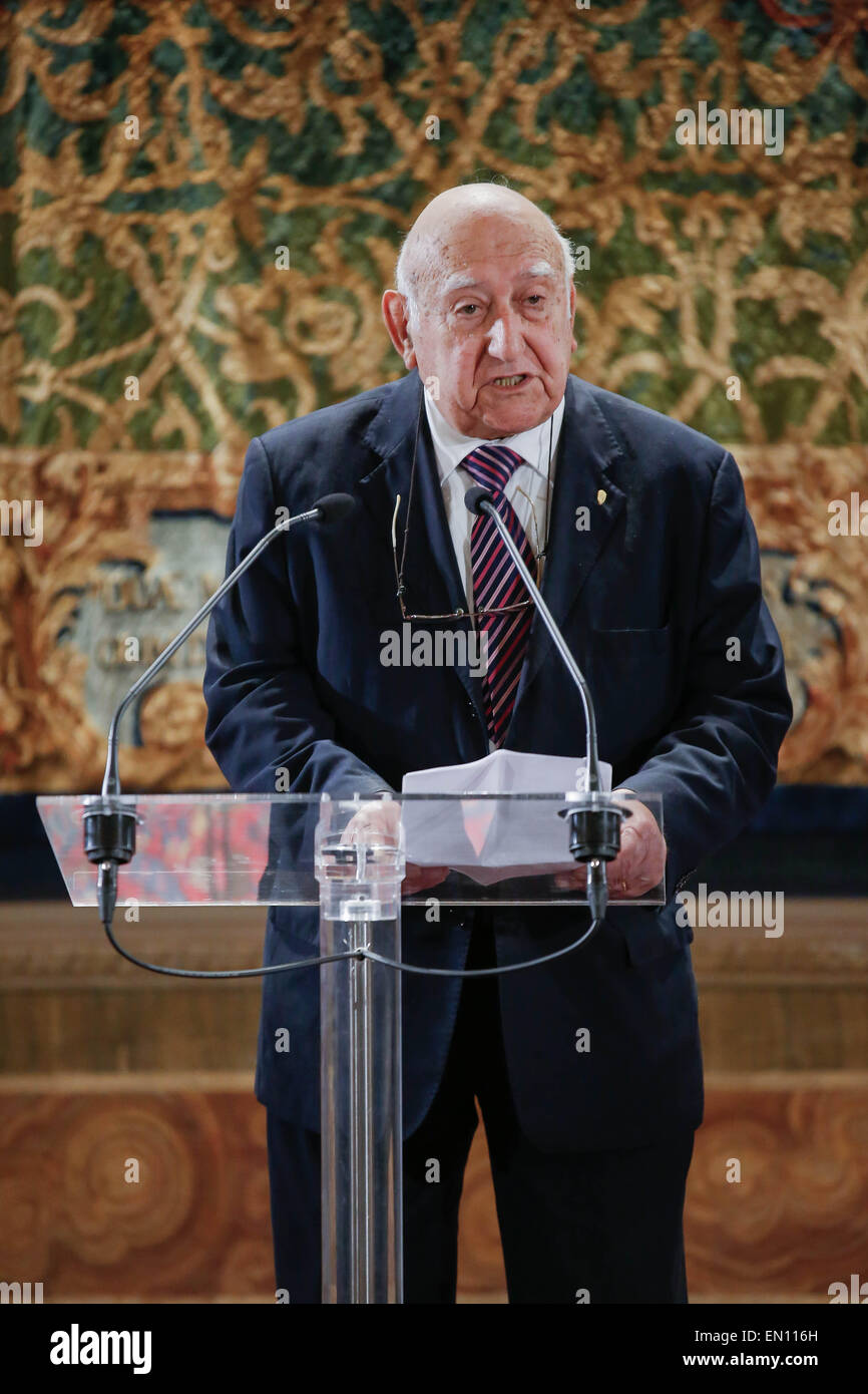 Rome, Italy. 24th Apr, 2015. The President of the Italian Confederation ...