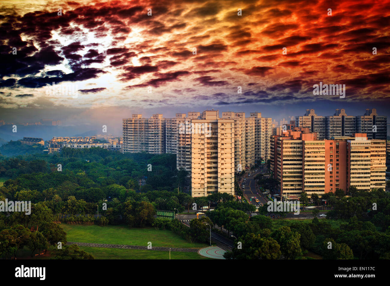 Linkou city sunset hi-res stock photography and images - Alamy