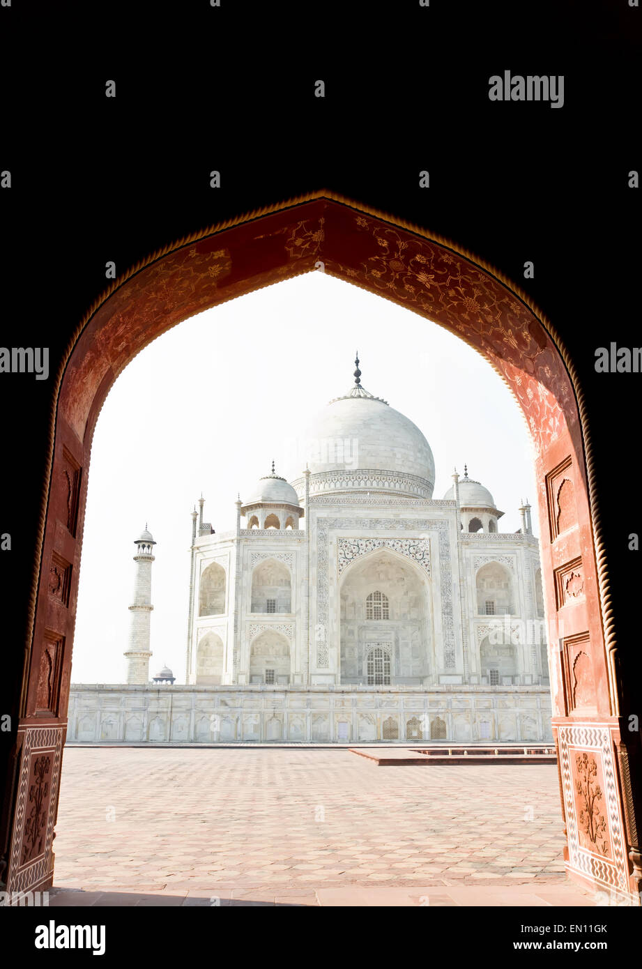 Taj Mahal, India, Agra. Image with copy-space Stock Photo - Alamy