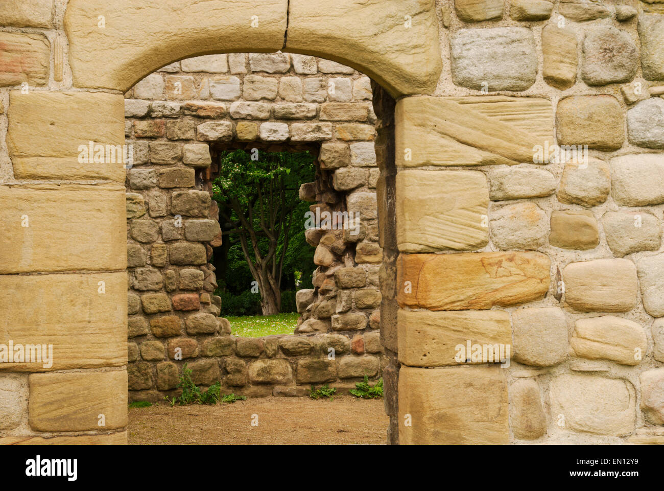 St Paul's Monastery, Jarrow, England Stock Photo - Alamy