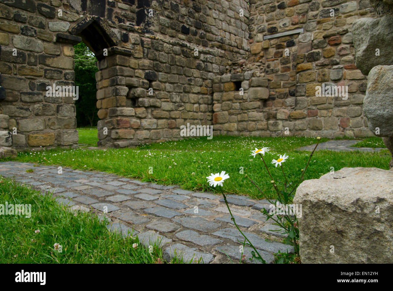 St Paul's Monastery, Jarrow, England Stock Photo - Alamy