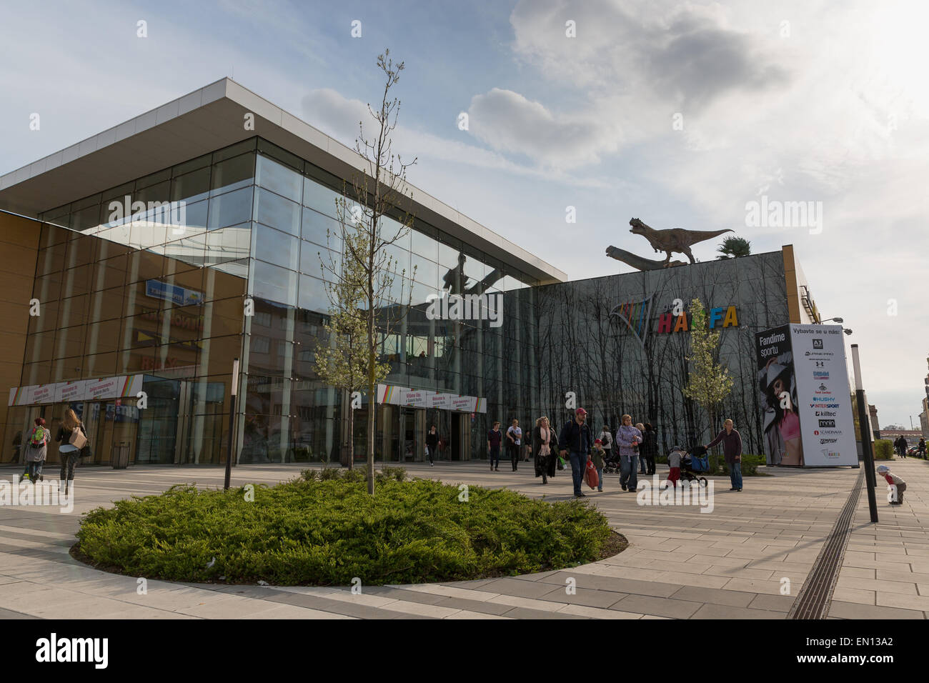 Shopping mall Harfa, Prague, Czech republic Stock Photo - Alamy