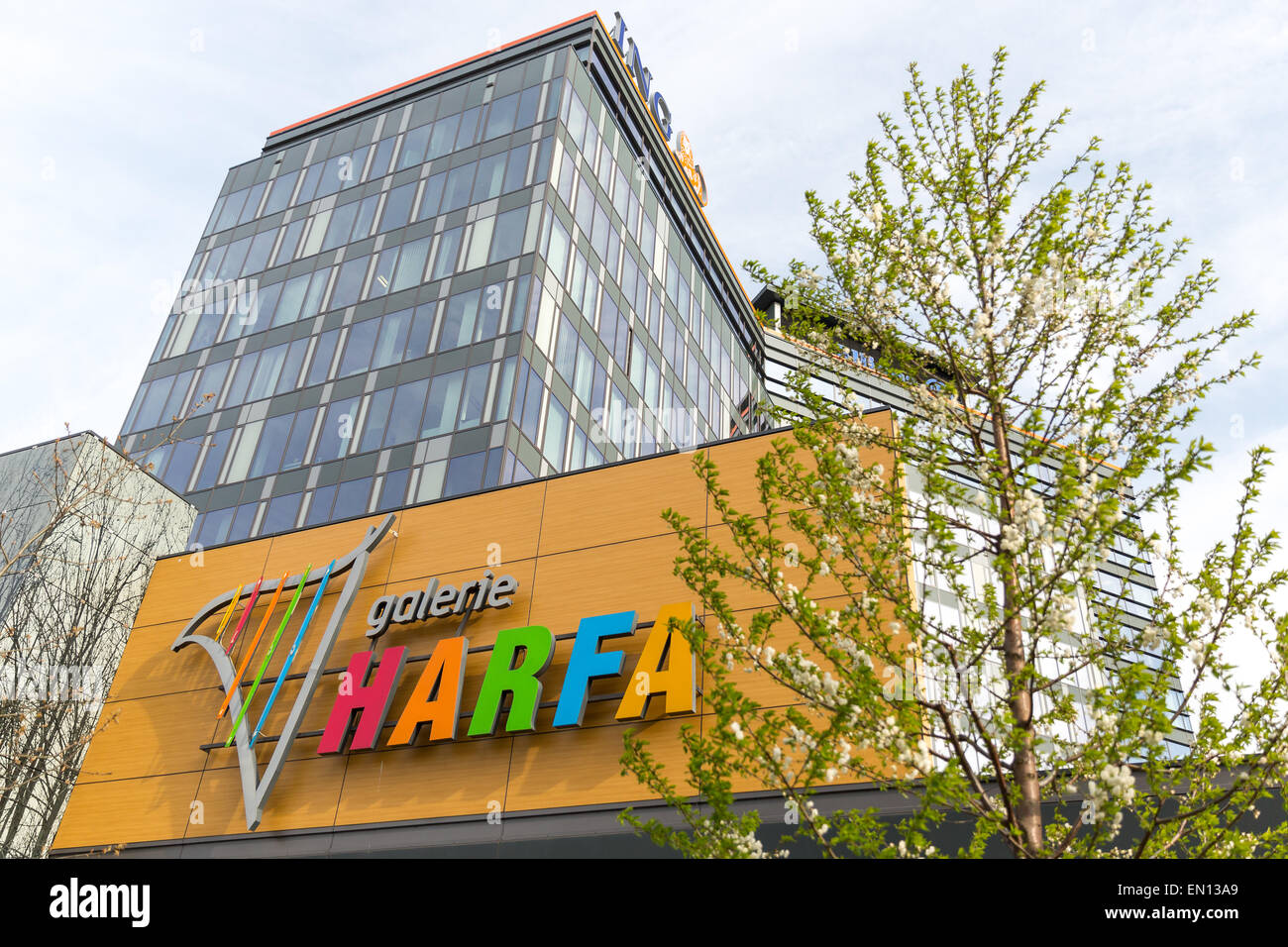 Shopping mall Harfa, Prague, Czech republic Stock Photo - Alamy