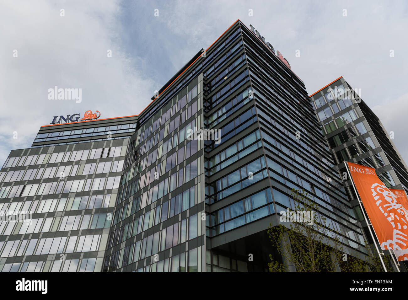 ING, bank, institution, office, offices, office center, Prague ...