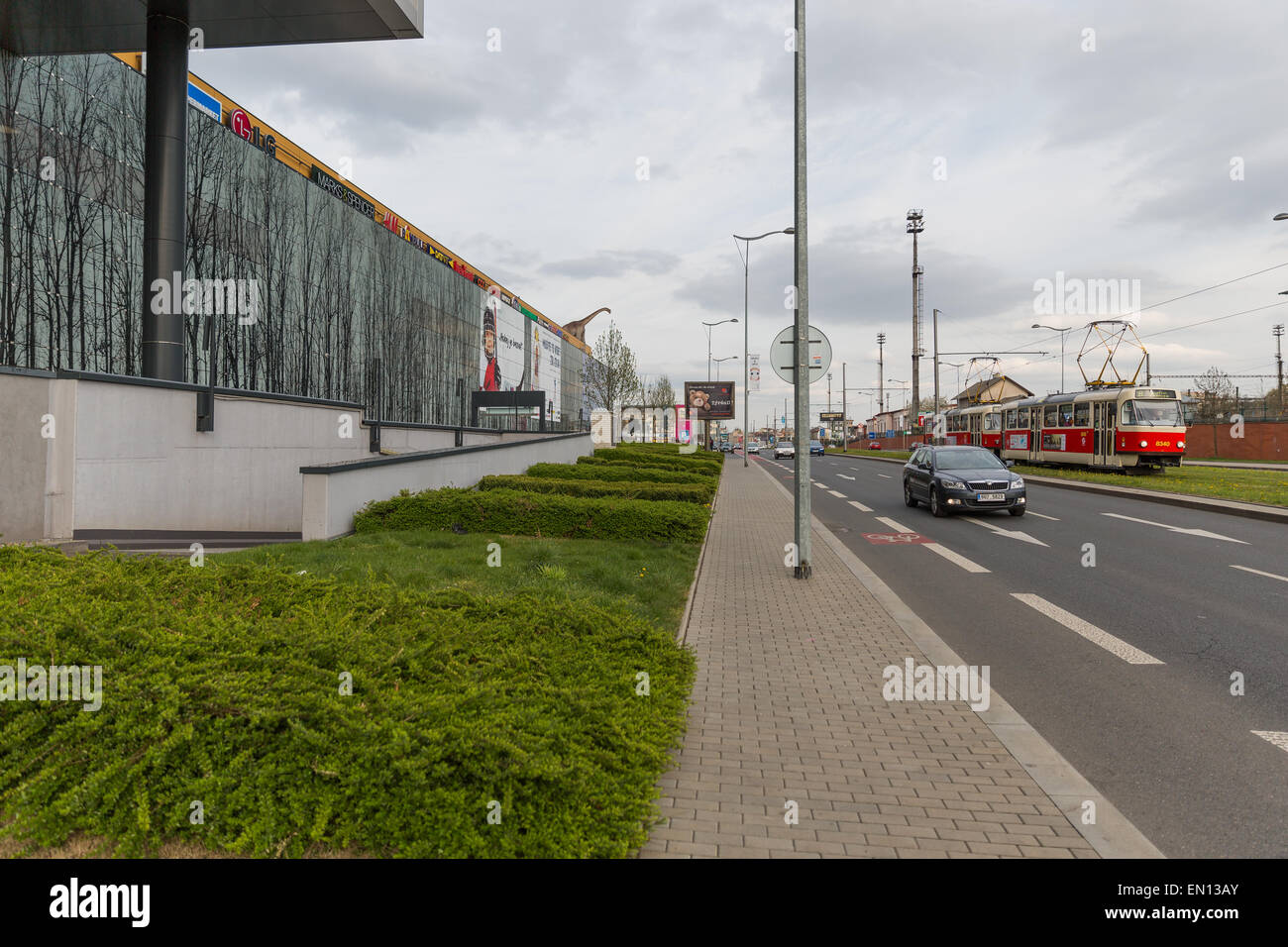 Shopping mall Harfa, Prague, Czech republic Stock Photo - Alamy