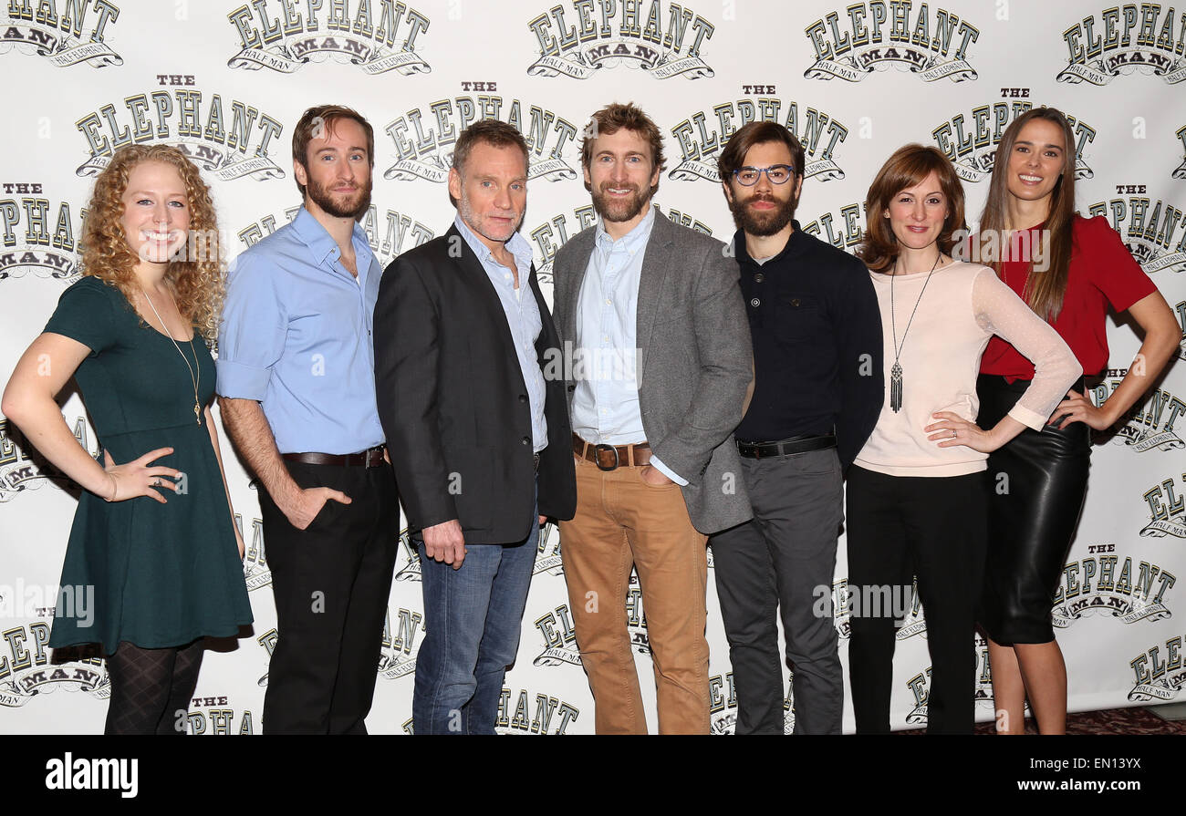 Broadway's 'The Elephant Man' - Photocall held at Sardi's restaurant ...