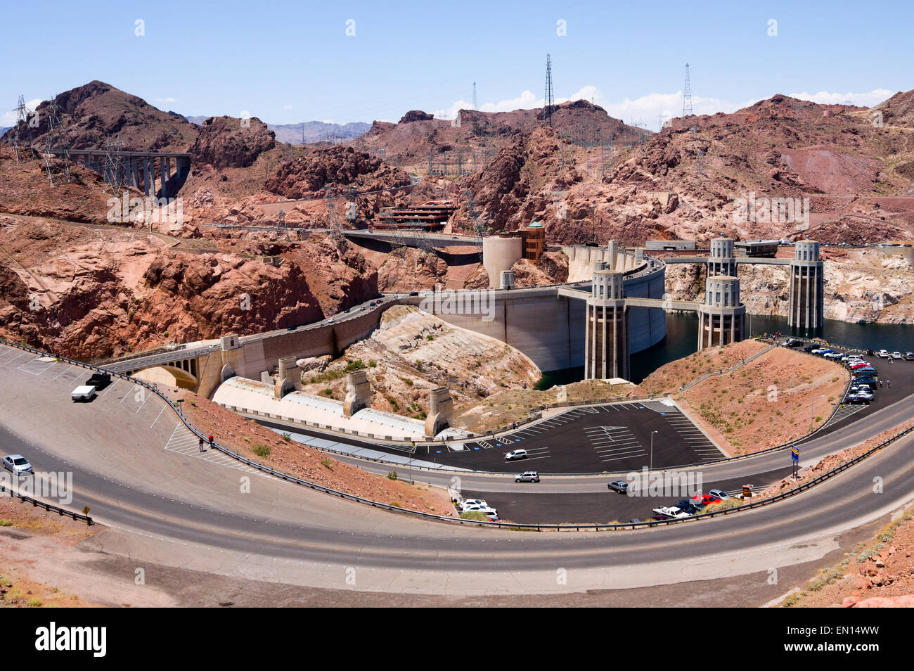 Hoover Dam from Arizona side Stock Photo - Alamy