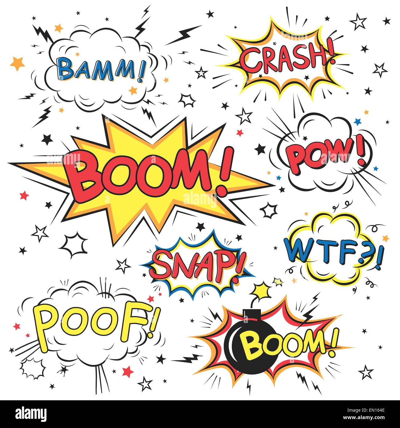 Effects of lightning Stock Vector Images - Alamy