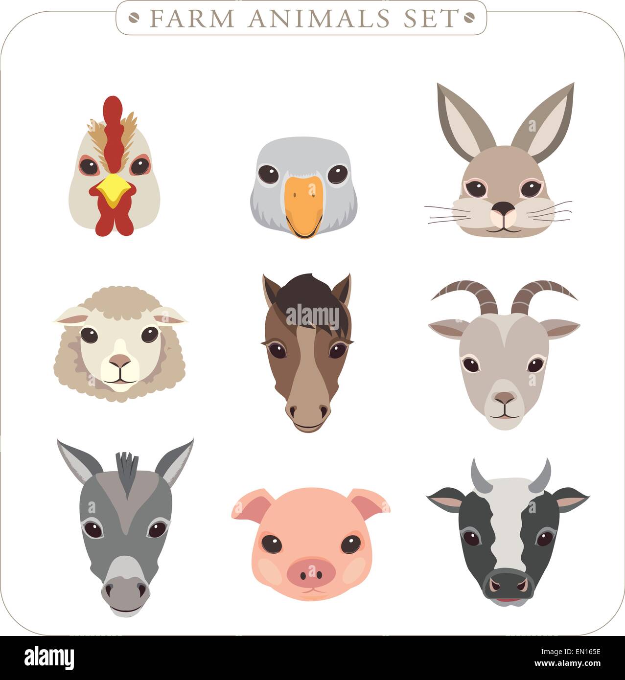 Farmer rabbit Stock Vector Images - Alamy