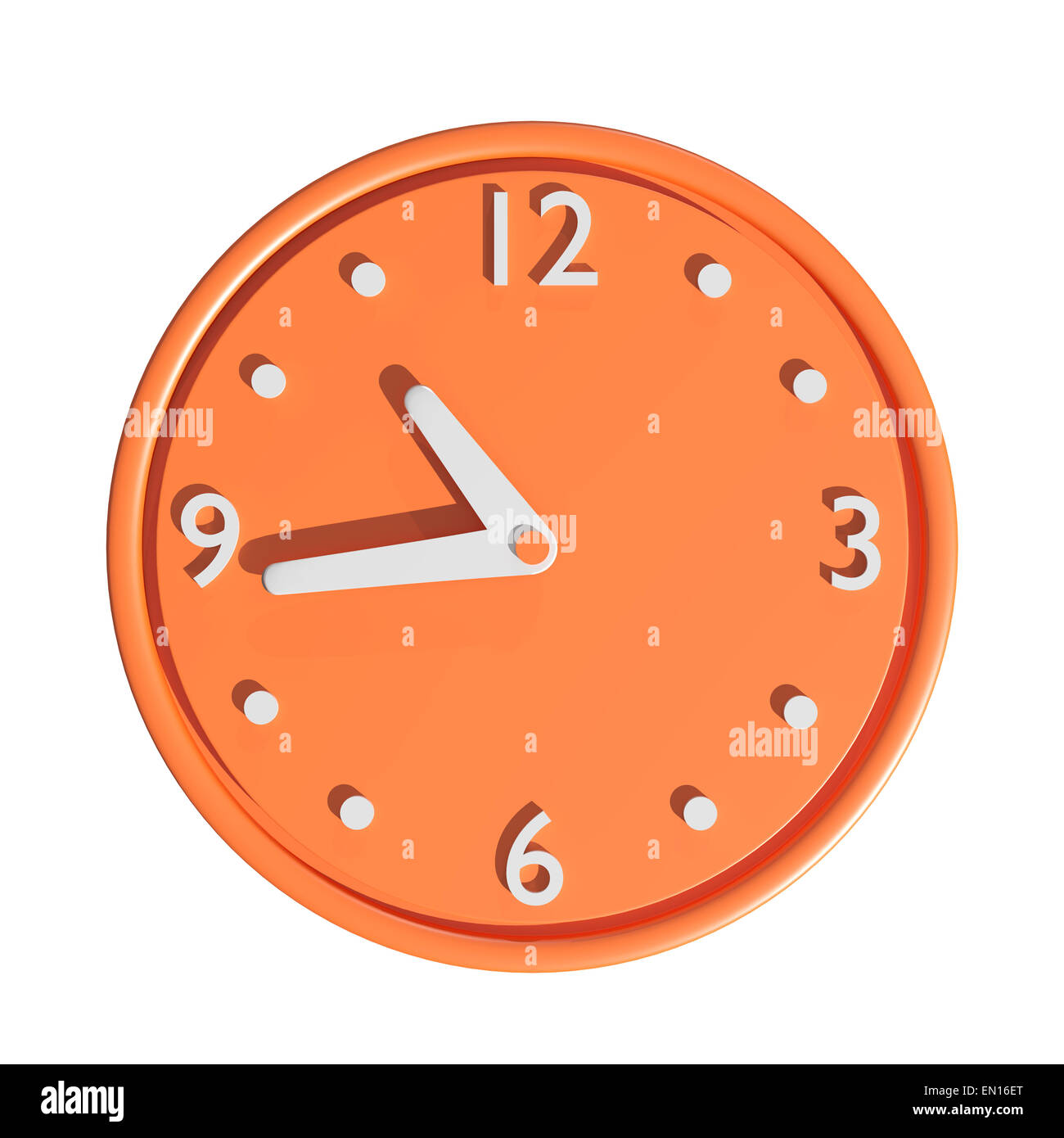 Orange clock hi-res stock photography and images - Alamy