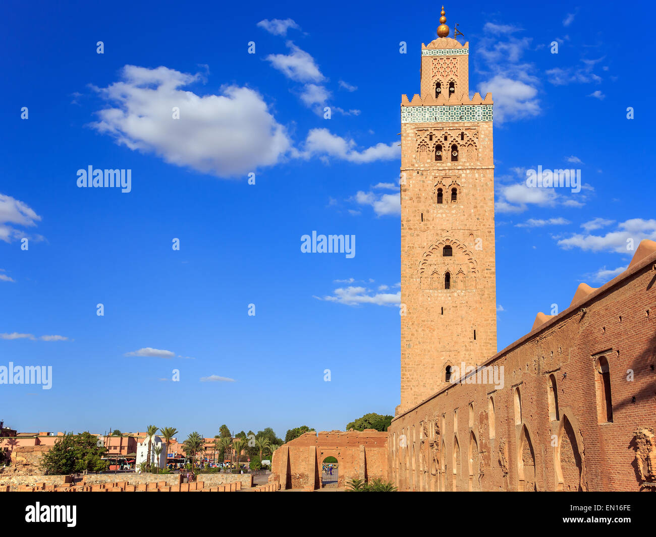 Koutoubia mosque and minaret hi-res stock photography and images - Alamy
