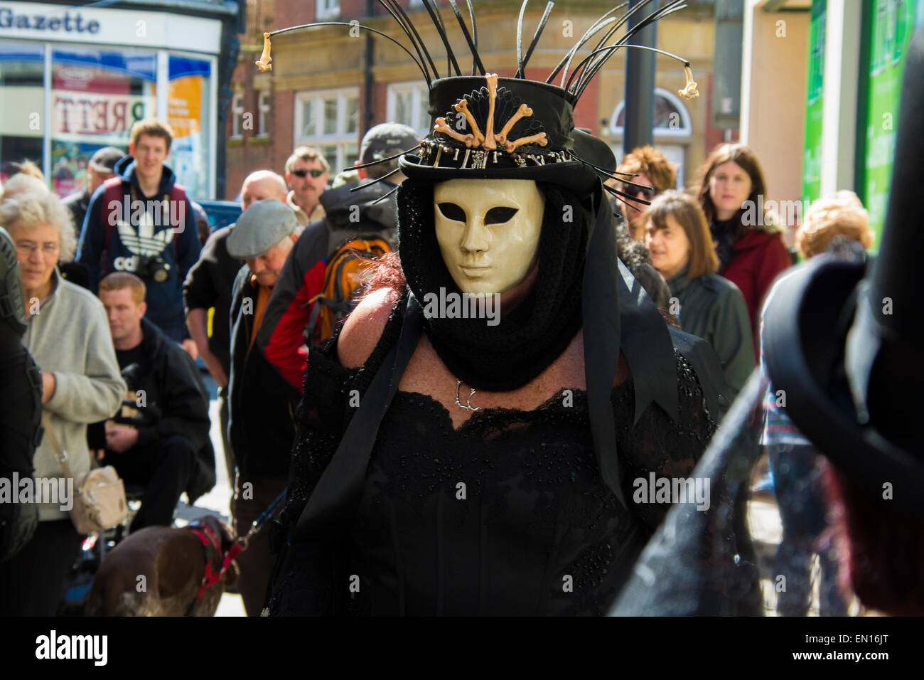 Whitby Goth Weekend, Whitby, North Yorkshire, England, 25 April 2015 ...