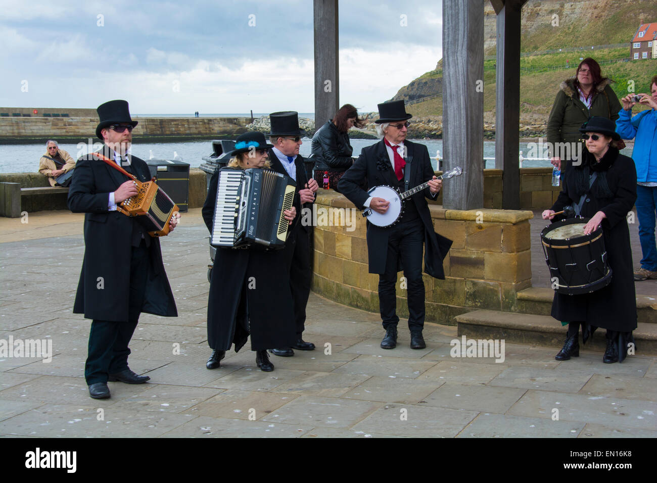 Whitby Goth Weekend, Whitby, North Yorkshire, England, 25 April 2015 ...
