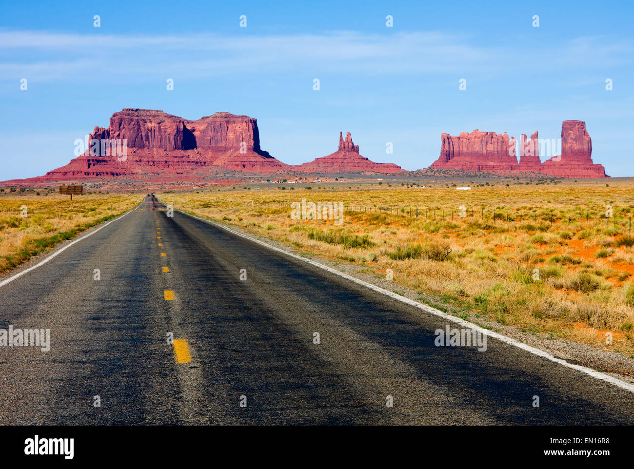 Highway 163 in Monument Valley Stock Photo - Alamy