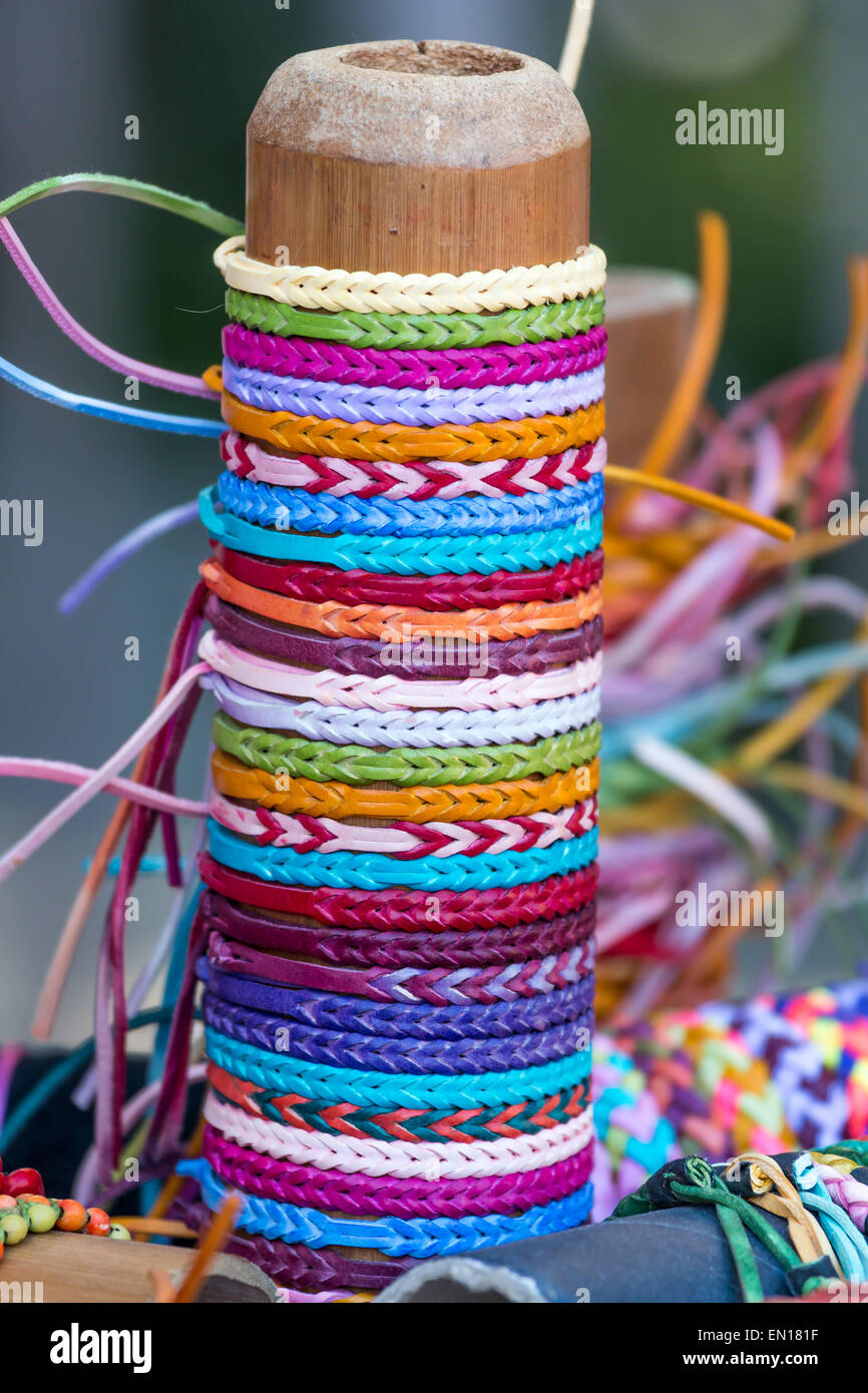 Color bracelets hi-res stock photography and images - Alamy