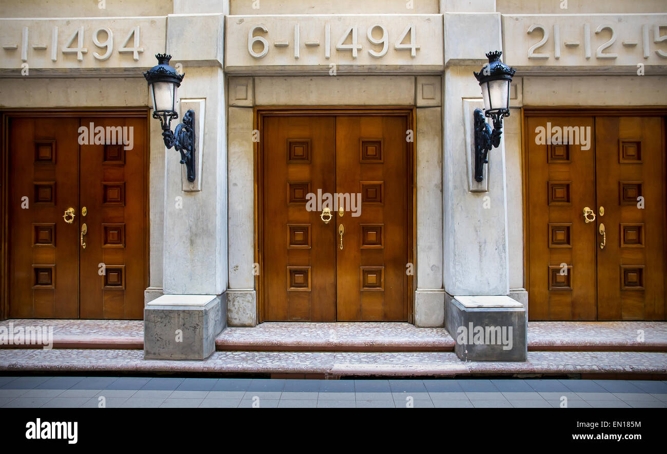 Interior of Christopher Columbus lighthouse in Santo Domingo, Dominican ...